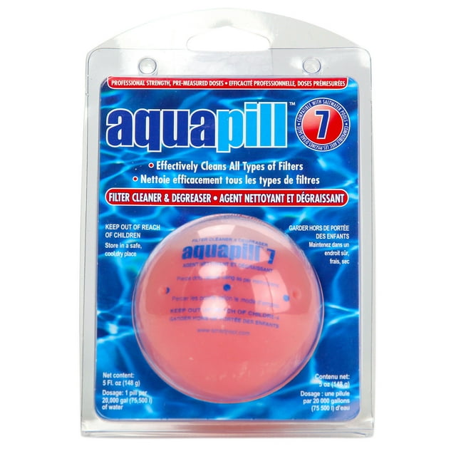 AquaPill 7 Swimming Pool Filter Cartridge Cleaner and Degreaser ...